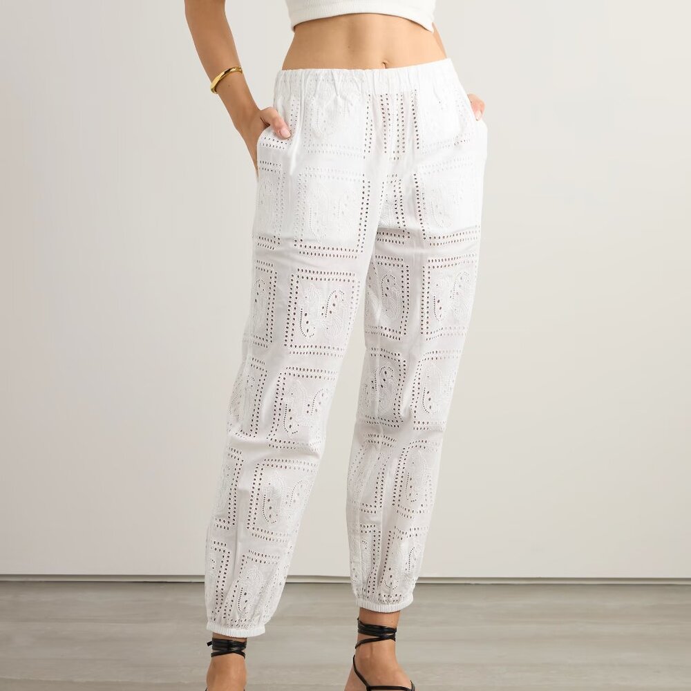 Tory Burch Eyelet Beach Pant NWT - Gem